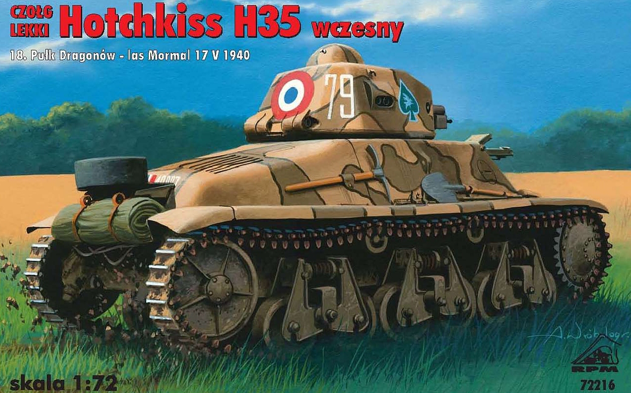 RPM French Hotchkiss H35, H38 and H39 Tanks